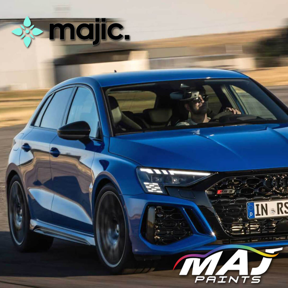 Audi Mercato Blue Paint – majic.