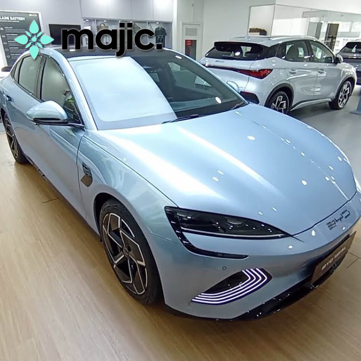 BYD Arctic Blue Paint – majic.