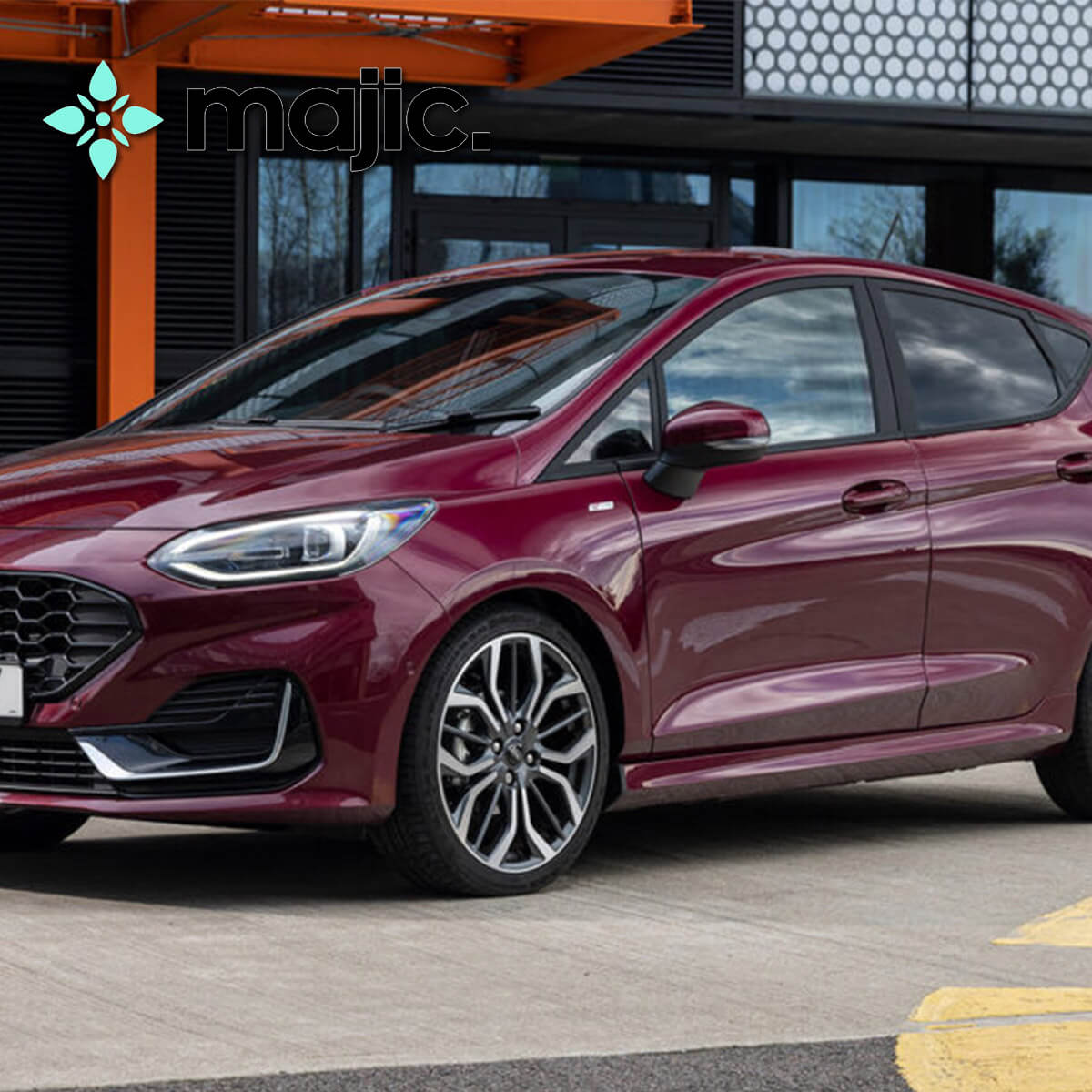 Ford Beautiful Berry Red Paint – majic.