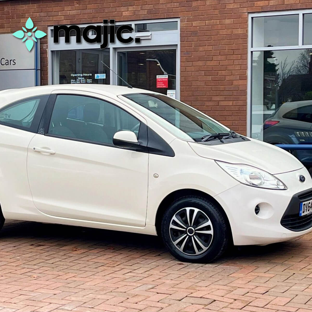 Ford Crystal White Paint – majic.