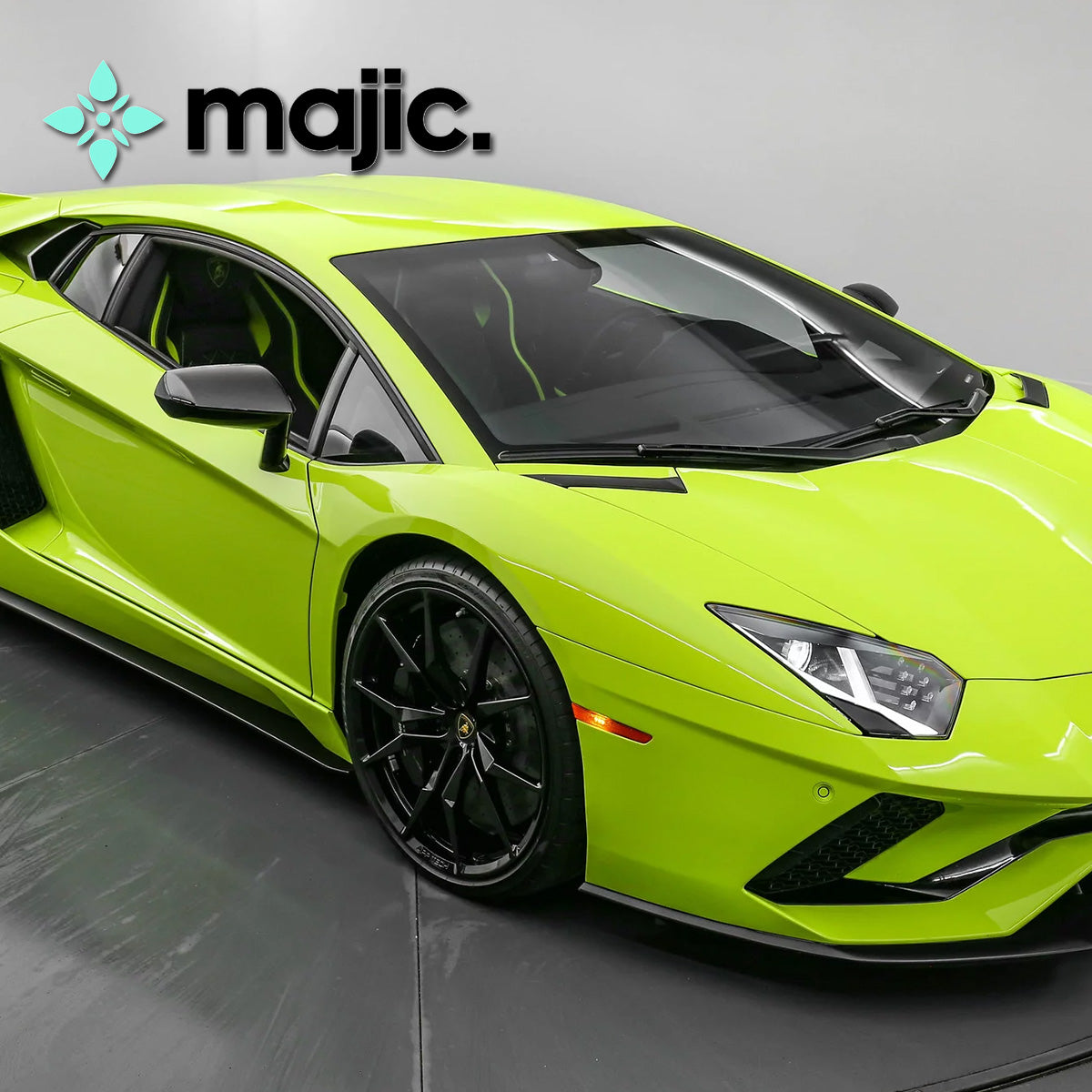 Lamborghini Verde Scandal Green Paint – majic.
