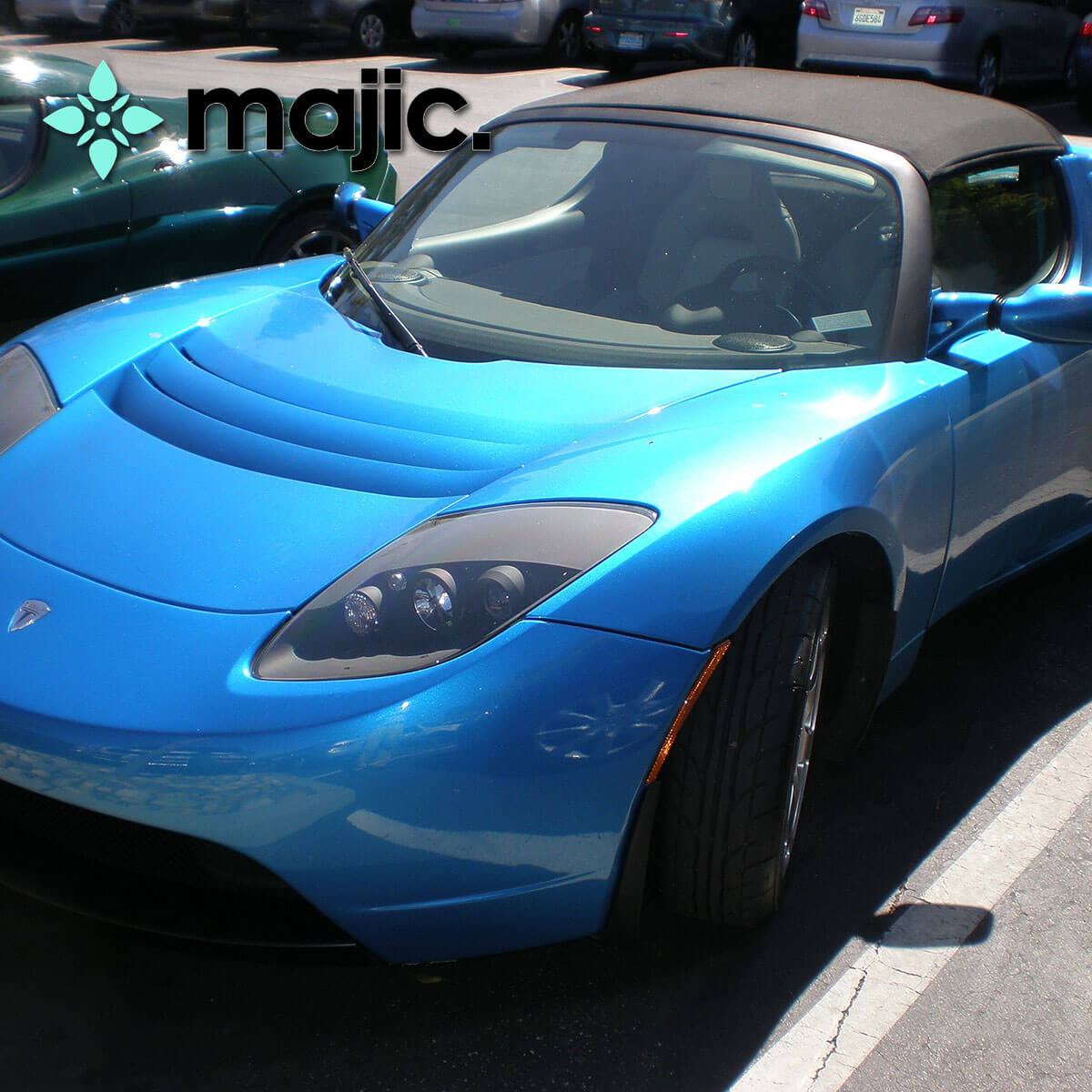 Tesla Electric Blue Paint – majic.